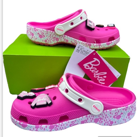 CROCS | Shoes | Barbie The Movie Classic Clog Crocs Platform Size 5 New ...
